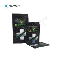 China Zipper Biodegradable Stand Up Pouch Window For Weed Weed Seed Cookie THC CBD Tobacco for sale
