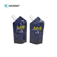 China Liquid Stand Up Spout Pouch 110-130 Mic Eco - Friendly Recycled Material With Nozzle for sale