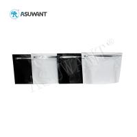 China Vacuum Black Biodegradable Child Proof Zipper Bags Stand Up Pouch Zipper Top for sale