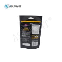 China Matte Stand Up Pet Food Bag Heat Sealed Foil Customization With Transparent Window for sale