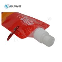 China Gravure Printing Plastic Liquid Spout Bags Laminated Material Recyclable No Leakage for sale