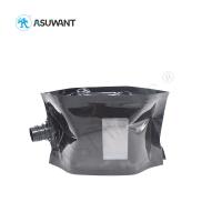 China 500ML Liquid Spout Bags Mylar Aluminum Foil Laminated With Transparent Window for sale
