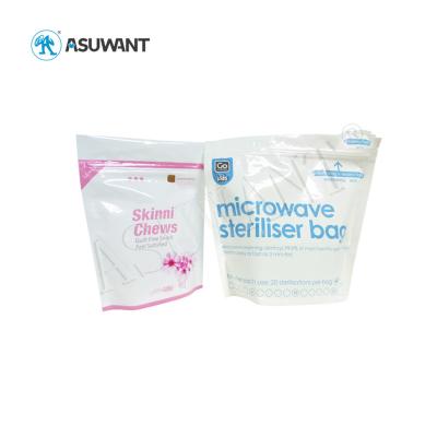 China Microwave Steriliser Bag Stand Up Spout Pouch Degradable Lamination With Logo for sale