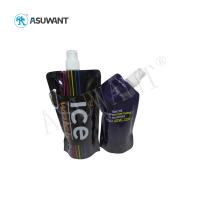 China Smell Proof Liquid Spout Bags Black Color Custom Printing Durable Eco - Friendly for sale