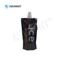China Smell Proof Liquid Spout Bags Black Color Custom Printing Durable Eco - Friendly for sale