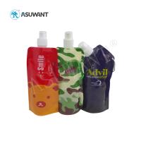 China Heat Sealed Mylar Plastic Liquid Storage Bags 110-130 Mic Customized Printing for sale
