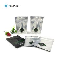 China Mylar Bags Laminated Waterproof Medical Weed k Bags Smell Proof With Transparent Window for sale