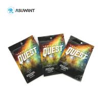 China Resealable Medical Marijuana Tea Bags Stand Up Mylar Biodegradable Custom Printing for sale