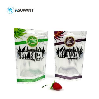 China Custom Medical Weed Mylar Bags Operation Matte Aluminum For Marijuana Weed for sale