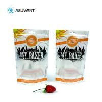 China Custom Medical Weed Mylar Bags Operation Matte Aluminum For Marijuana Weed for sale