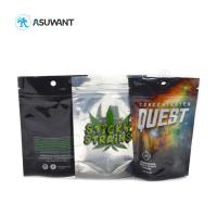 China Stand Up Mylar Medical Weed k Bags Biodegradable 110-130 Mic Thickness for sale