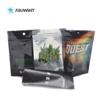 China Stand Up Mylar Medical Weed k Bags Biodegradable 110-130 Mic Thickness for sale