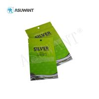 China Aluminum Foil Medical Weed Bags Custom Printed Heat Seal With Hanging Hole for sale