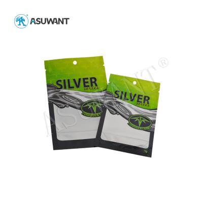 China Aluminum Foil Medical Weed Bags Custom Printed Heat Seal With Hanging Hole for sale