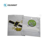 China Smell Proof Medical Weed Mylar Bags Aluminum Foil 110-130 Mic Sealed With Lock for sale