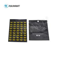 China Smell Proof Medical Weed Mylar Bags Aluminum Foil 110-130 Mic Sealed With Lock for sale