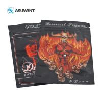 China Custom Matte Stand Up Heat Seal Foil Mylar Custom Logo Packaging Bag Custom Smell Proof Bag Pouch For Marijuana for sale