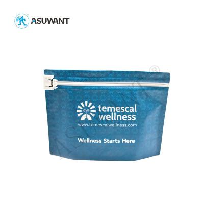 China ASUWANT Wholesale Aluminum Foil Factory Outlet  Eco Friendly Holographic Child Proof Bag Zip Lock Bag For THC Weed for sale