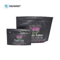China ASUWANT  Matte Aluminum Custom Printed China  Heat Seal Mylar Bags Stand Up Child Proof Bag For Marijuana for sale