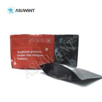 China ASUWANT Heat Seal Child Resistant Packaging Resealable With Silicone Sheet Zipper for sale