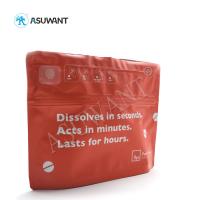 China ASUWANT Heat Seal Child Resistant Packaging Resealable With Silicone Sheet Zipper for sale