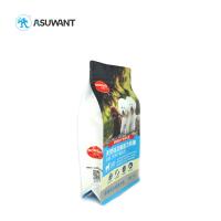 China k Flat Bottom Pet Food Bag , Aluminum Foil Plastic Packaging Bag Resealable for sale
