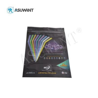 China 10 Colors Stand Up Resealable Bags PE PET VMPET Material With Power Zipper / U Notch for sale