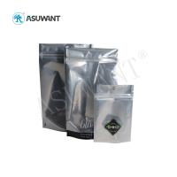 China Food Grade Self Sealing Stand Up Pouch Zipper , Aluminum Foil Bag With Notches for sale