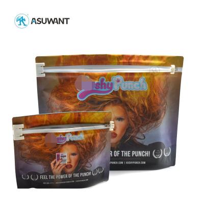 China Top Zipper Child Proof Packaging Bag , Lockable Medicine Bag For Smaller Weed for sale
