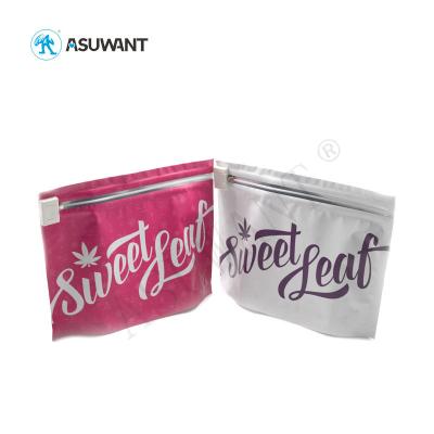 China Customized Eco Friendly Washable Simple Mylar Plastic Colorful Bag For Marijuana for sale