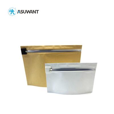 China Weed Child Proof Zipper Bags Custom Order Standing Recycled Plastic Zipper Lock for sale