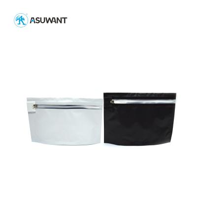China Clear Child Proof Zipper Bags Zipper Cement Packaging PE Plastic For Marijuana for sale