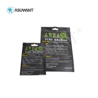 China Tobacco Smell Proof Zipper Bags Sustainable Eco Plastic Glossy Foil Zipper for sale