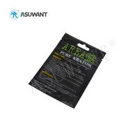 China Tobacco Smell Proof Zipper Bags Sustainable Eco Plastic Glossy Foil Zipper for sale