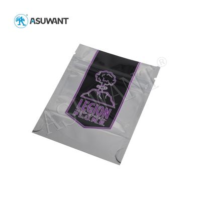 China Multilayer Pritned Recycle Smell Proof Zipper Bags Medicine Package Custom Logo for sale