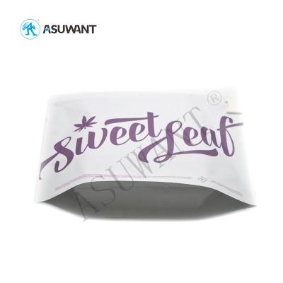 China Mylar Foil Smell Proof Stand Up Plastic Dispensary Exit Bags ASTM / CPSC Certified for sale