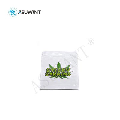 China Reusable Child Resistant Mylar Bags Smell Proof Custom Glossy CBD With Custom Logo for sale