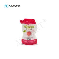 China Food Packaging Stand Up Pouch Custom Printing Recycled 3 Side Sealed Without Handle for sale
