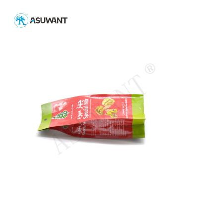 China Custom Printed Plastic Bag Food Packaging Stand Up Moistureproof Glossy For Nut for sale