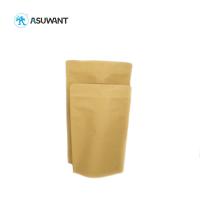 China Heat Seal Kraft Paper Coffee Bags , Resealable Kraft Paper Bags Zipper Top for sale