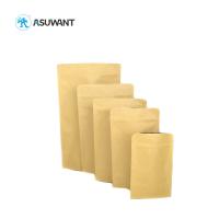 China Heat Seal Kraft Paper Coffee Bags , Resealable Kraft Paper Bags Zipper Top for sale