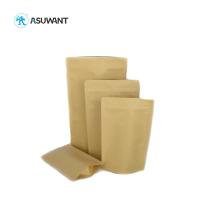 China Heat Seal Kraft Paper Coffee Bags , Resealable Kraft Paper Bags Zipper Top for sale