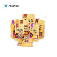 China Multiple Usage Kraft Paper Zipper Bags Customized Window Pouch For Dried Food for sale