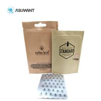 China Zip lock Reusable Sandwich Printed Kraft Paper Bags for sale