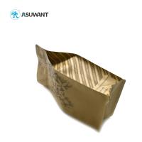 China Custom Printed Flat Bottom Bags Safe Resealable Pouch Kraft Paper For Packaging for sale
