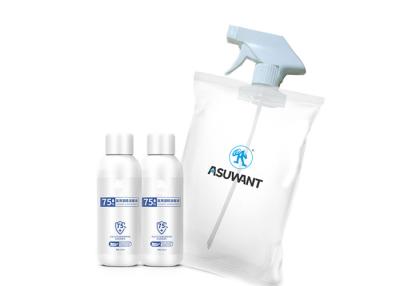China Medical Alcohol Antibacterial Liquid Stand Up Pouch for sale