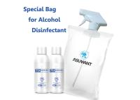 China Medical Alcohol Antibacterial Liquid Stand Up Pouch for sale