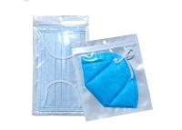 China Clear Plastic Face Mask Bag Protective Packaging Materials for sale