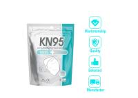 China N95 Mask Standing Bottom Zipper Top Resealable Pouch Packaging for sale