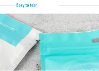 China N95 Mask Standing Bottom Zipper Top Resealable Pouch Packaging for sale